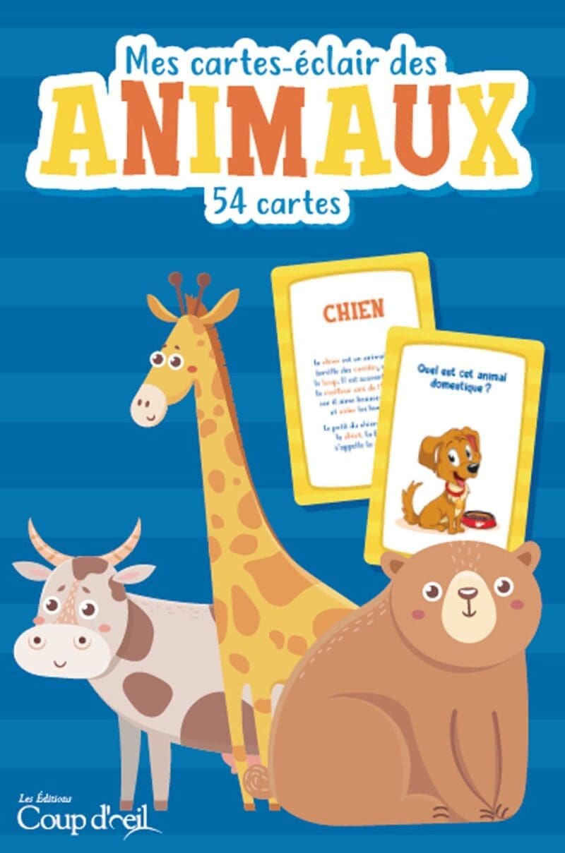 Animaux. Cartes éclair - Goélette