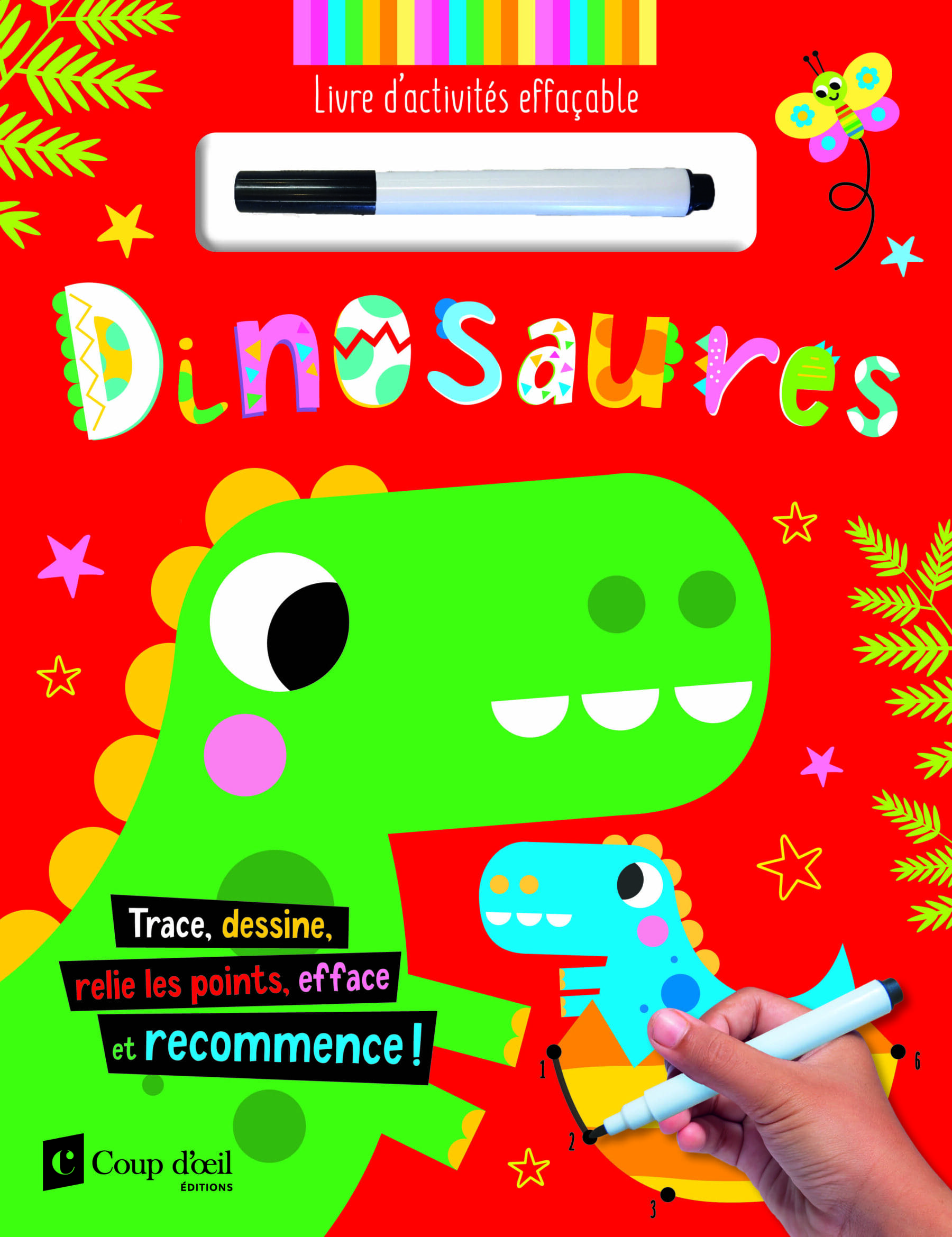 Livre d'activités effaçable - Dinosaures - Goélette