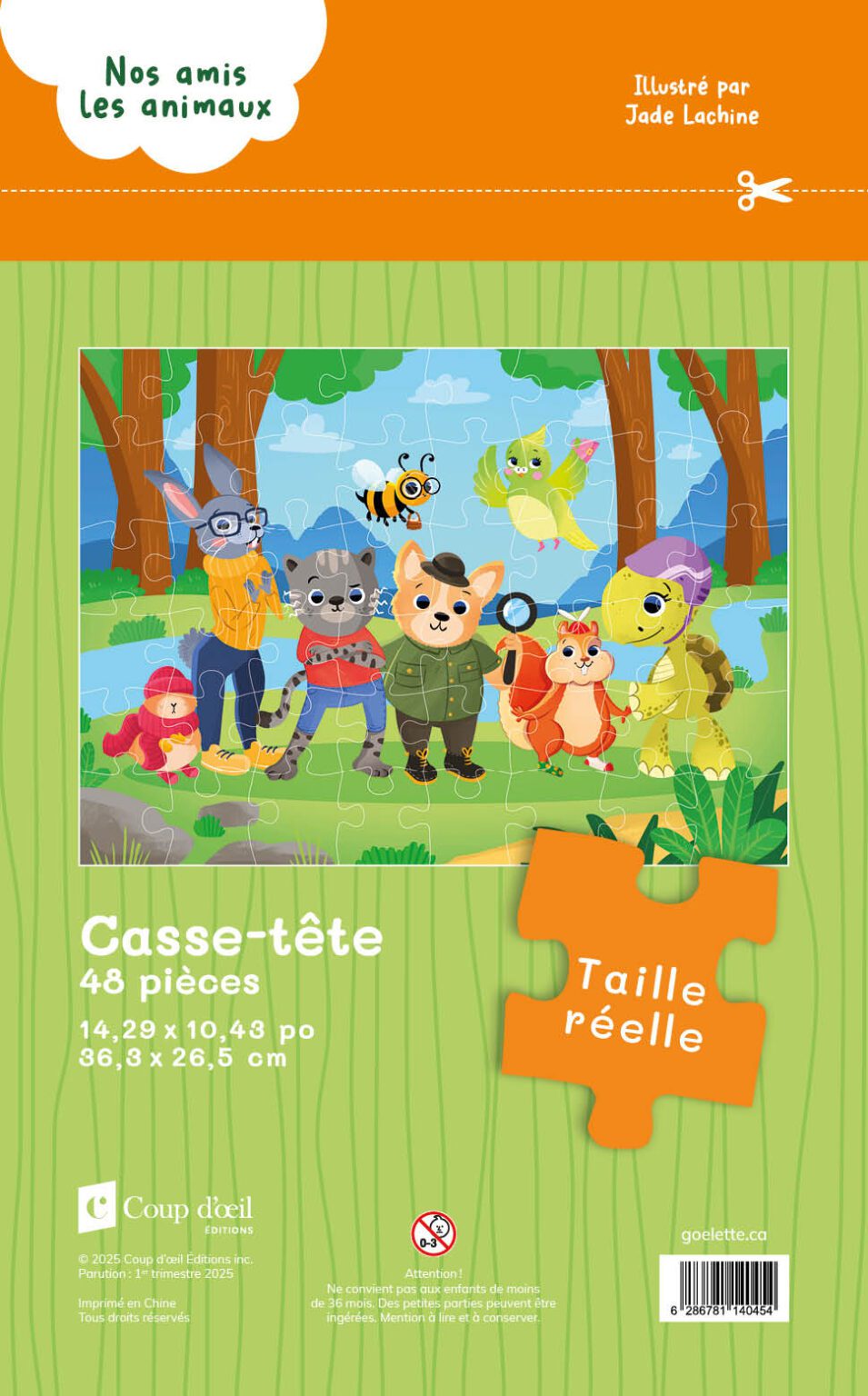 Casse-tête Nos amis les animaux - Domestique - Goélette