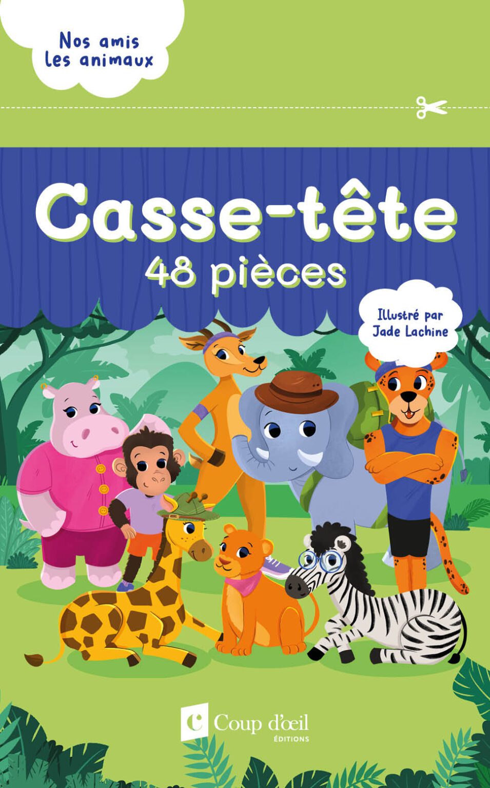 Casse-tête Nos amis les animaux - Savane - Goélette