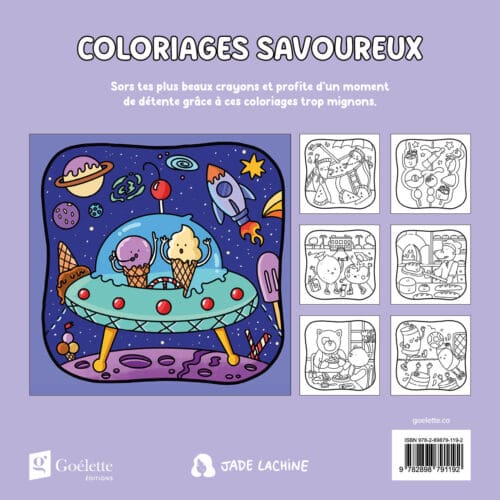 Coloriages savoureux (Prévente de 8 avril jusqu'au 14 avril) - Goélette